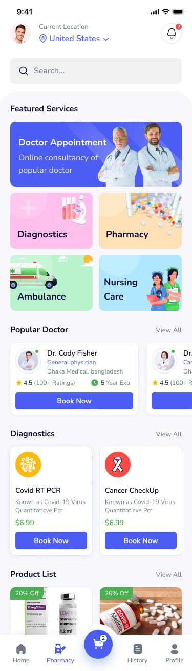 Maan Doctor- Online Doctor Appointment Booking Flutter App UI Kit by Acnoo
